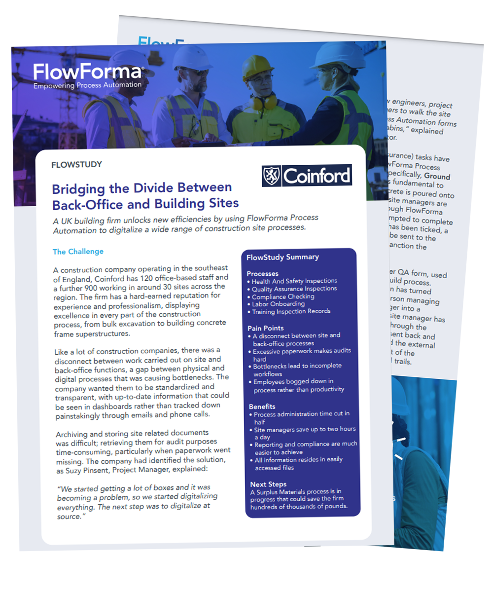 Construction Process Automation Case Study: Coinford